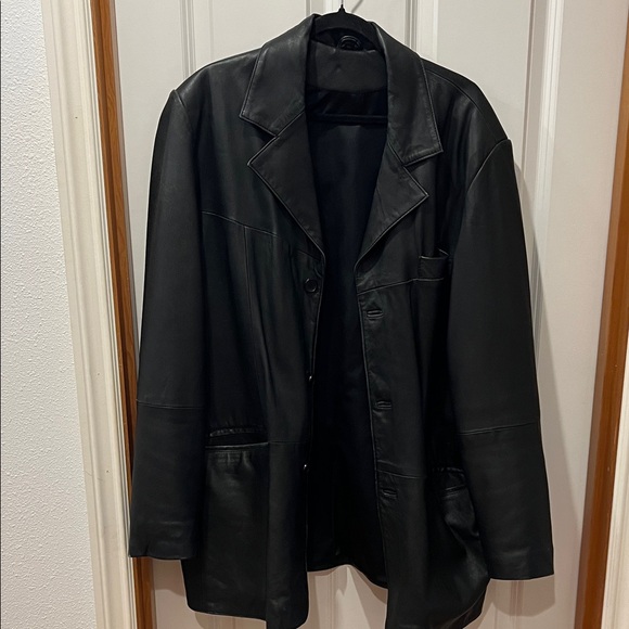 Carl of Denmark | Jackets & Coats | Vintage Mens Leather Sport Jacket ...